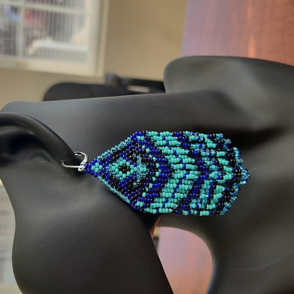 Hand Crafted | Jewelry | Hand Crafted Beaded Dangle Earrings Bohemian With Lobster Backs | Poshmark